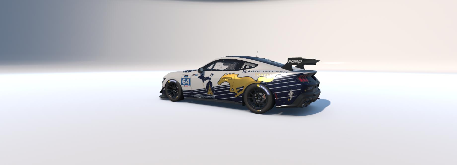 Magic Mitten Travel Mustang GT4 by Tyler Carlton - Trading Paints