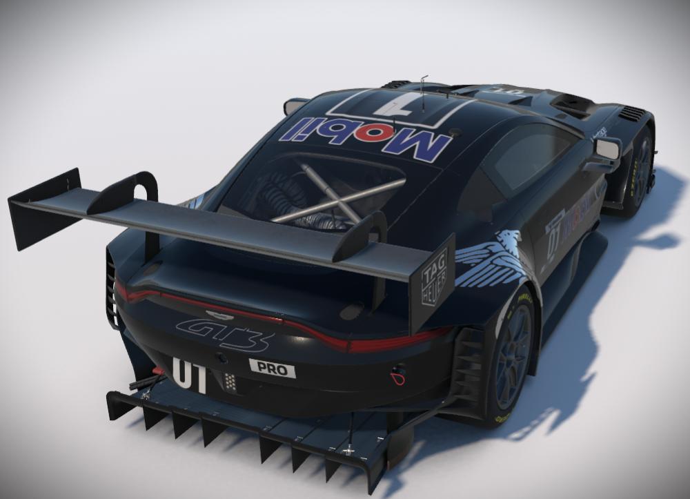 Aston Martin Vantage GT3 EVO Mobile1 by Hallam Cott - Trading Paints