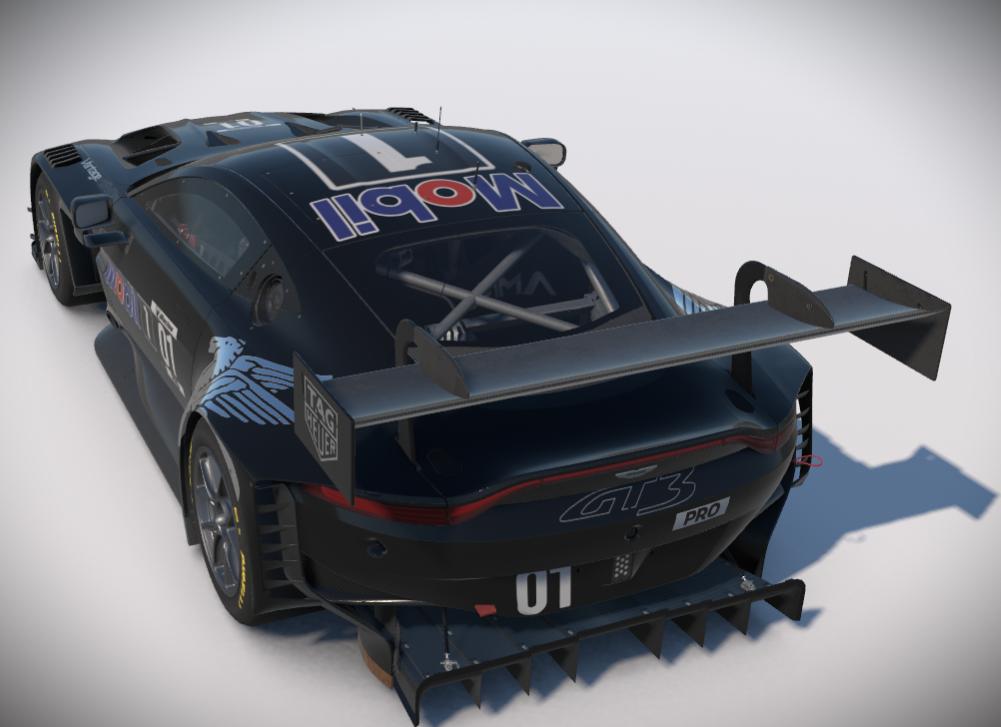 Aston Martin Vantage GT3 EVO Mobile1 by Hallam Cott - Trading Paints