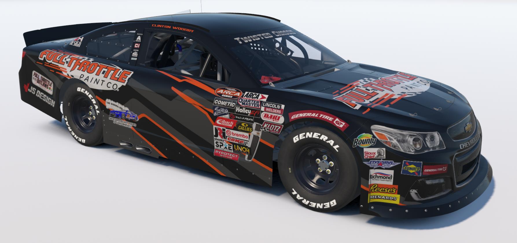 Full Throttle Paint Co ARCA Chevy SS by Jordan S. - Trading Paints