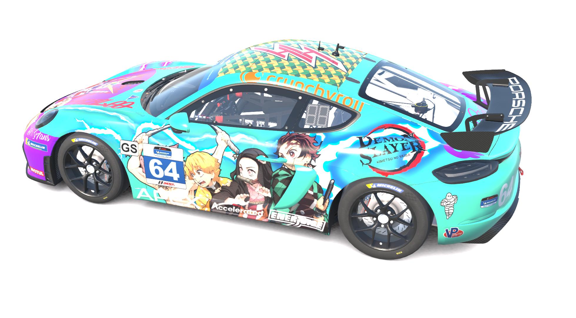 Porsche 718 GT4 - Anime Edition by Jken Mirsch - Trading Paints