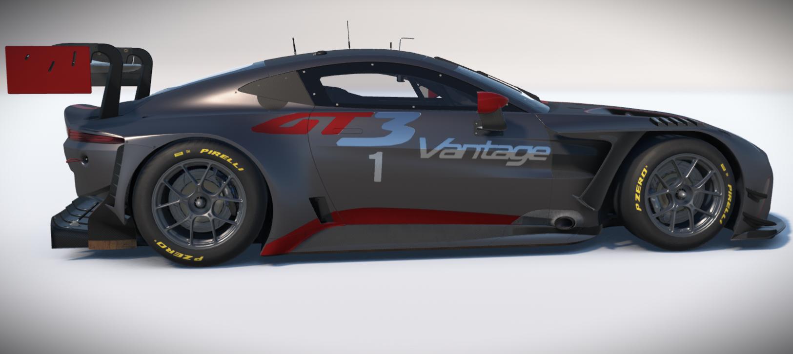 Aston Martin Vantage GT3 EVO Red by Hallam Cott - Trading Paints