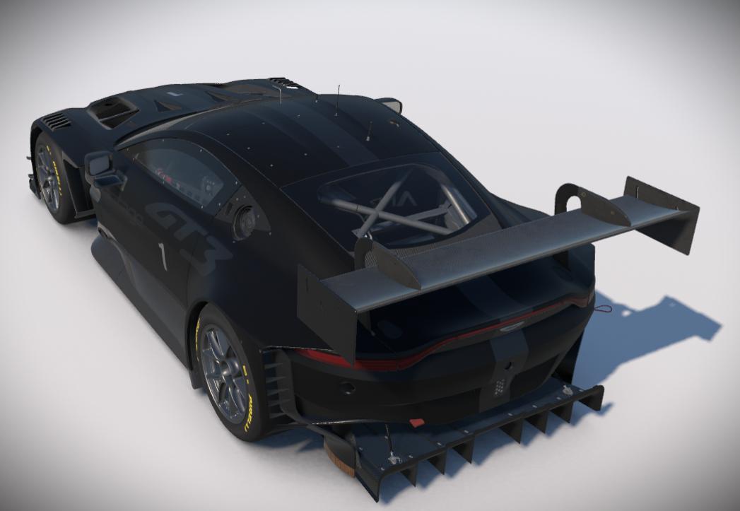 Aston Martin Vantage GT3 EVO Stealth by Hallam Cott - Trading Paints