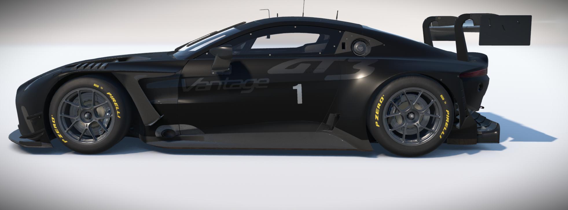 Aston Martin Vantage GT3 EVO Stealth by Hallam Cott - Trading Paints