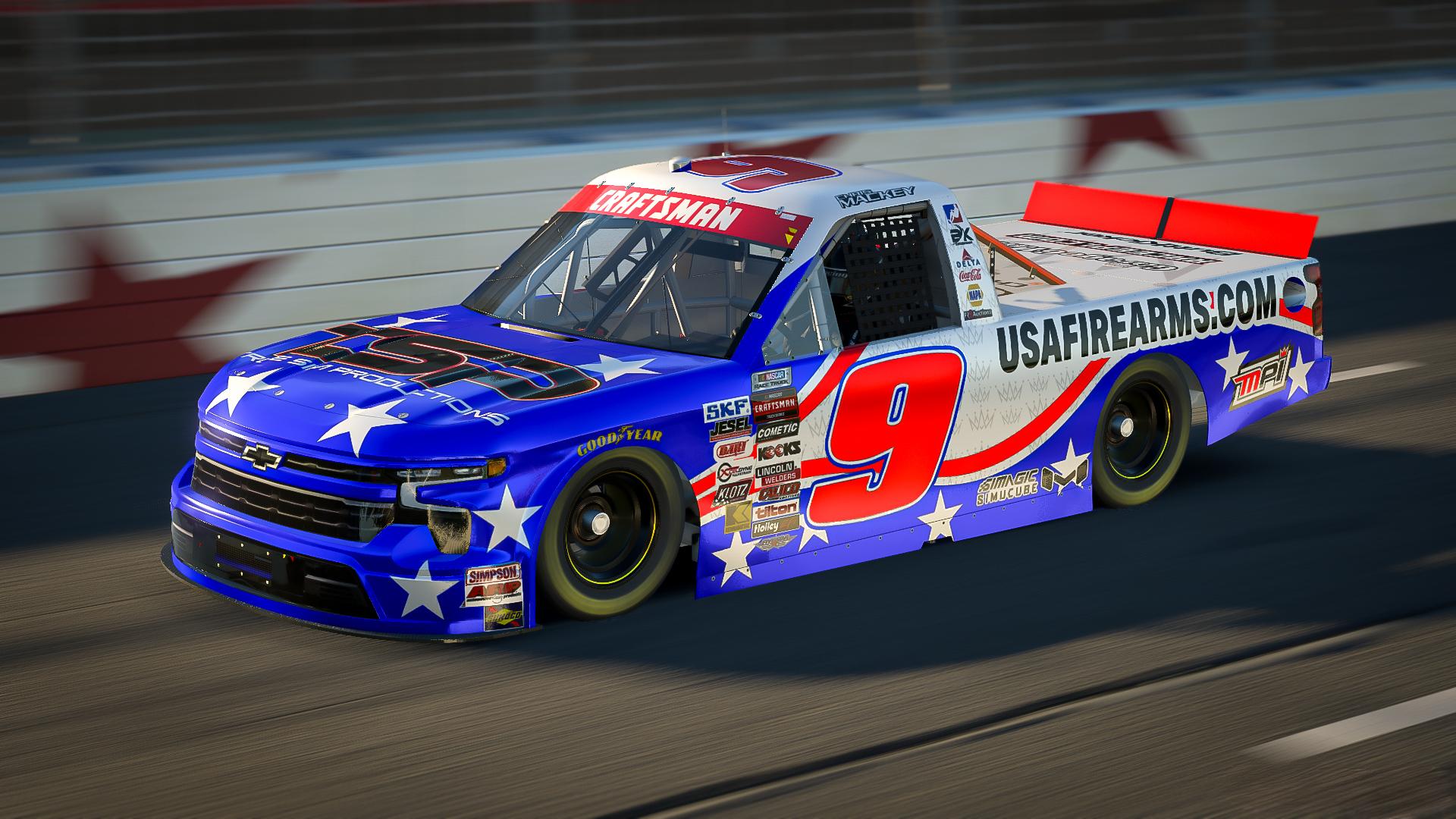 Chris Mackey Patriotic Chevy Truck by Brandon Kelley4 - Trading Paints