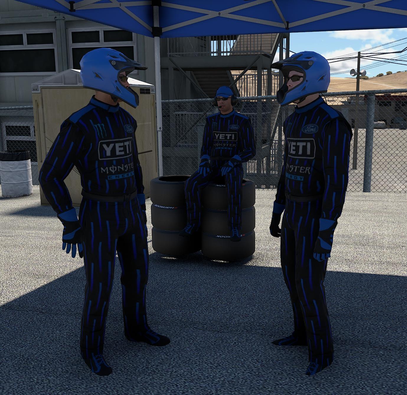 Yeti Ford Race Suit-Blue by Dillon G. - Trading Paints