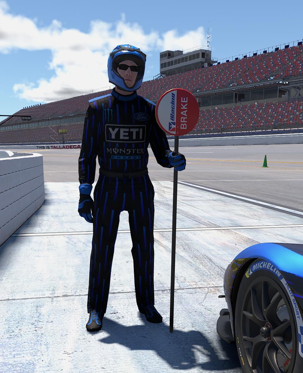 Yeti Ford Race Suit-Blue by Dillon G. - Trading Paints