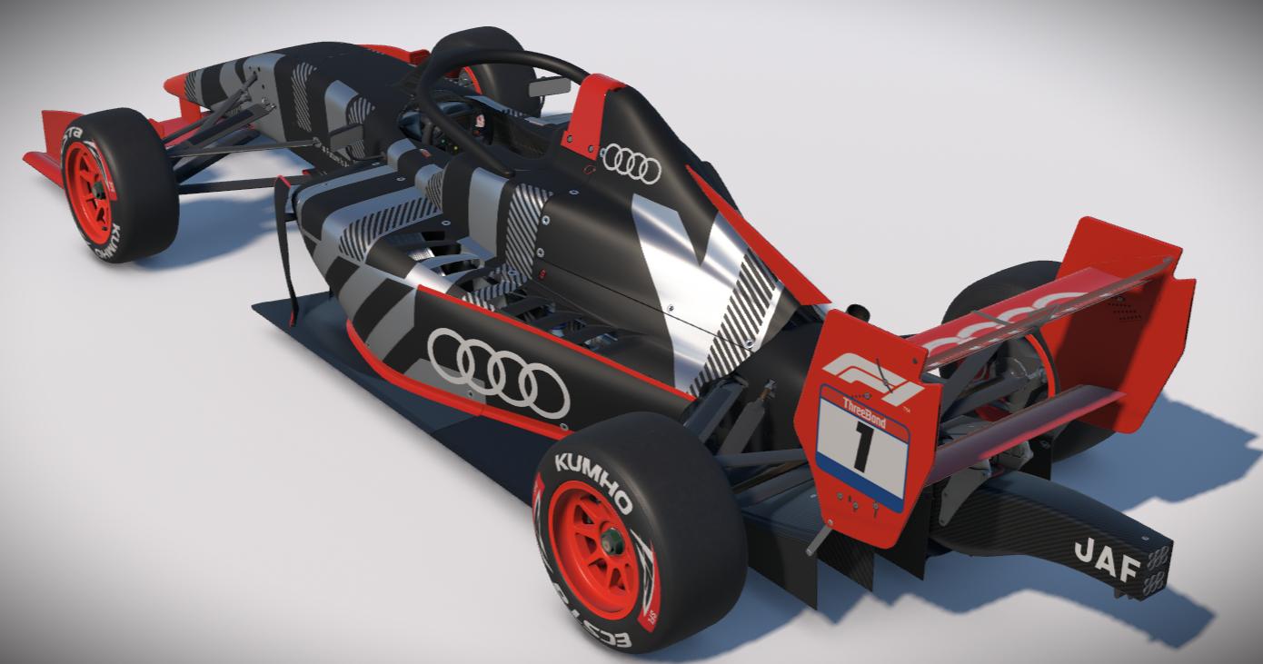 Super Formula Lights Audi F1 by Hallam Cott - Trading Paints