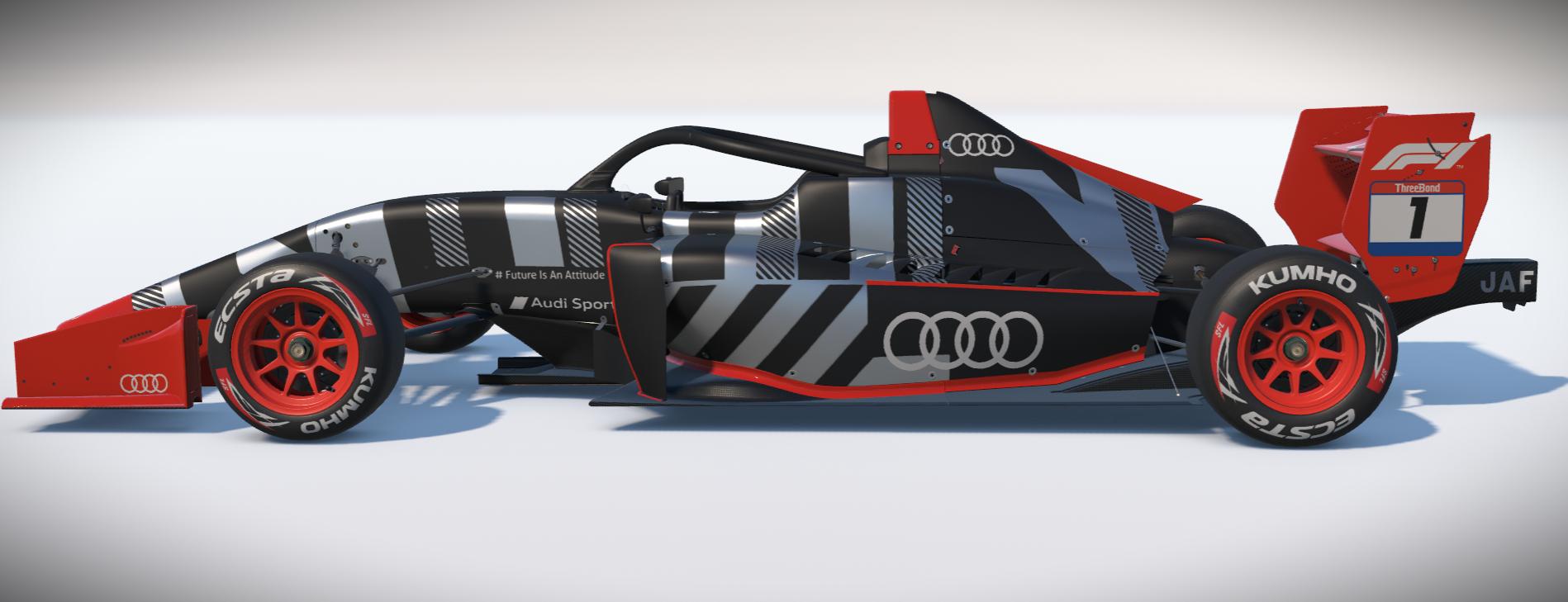 Super Formula Lights Audi F1 by Hallam Cott - Trading Paints