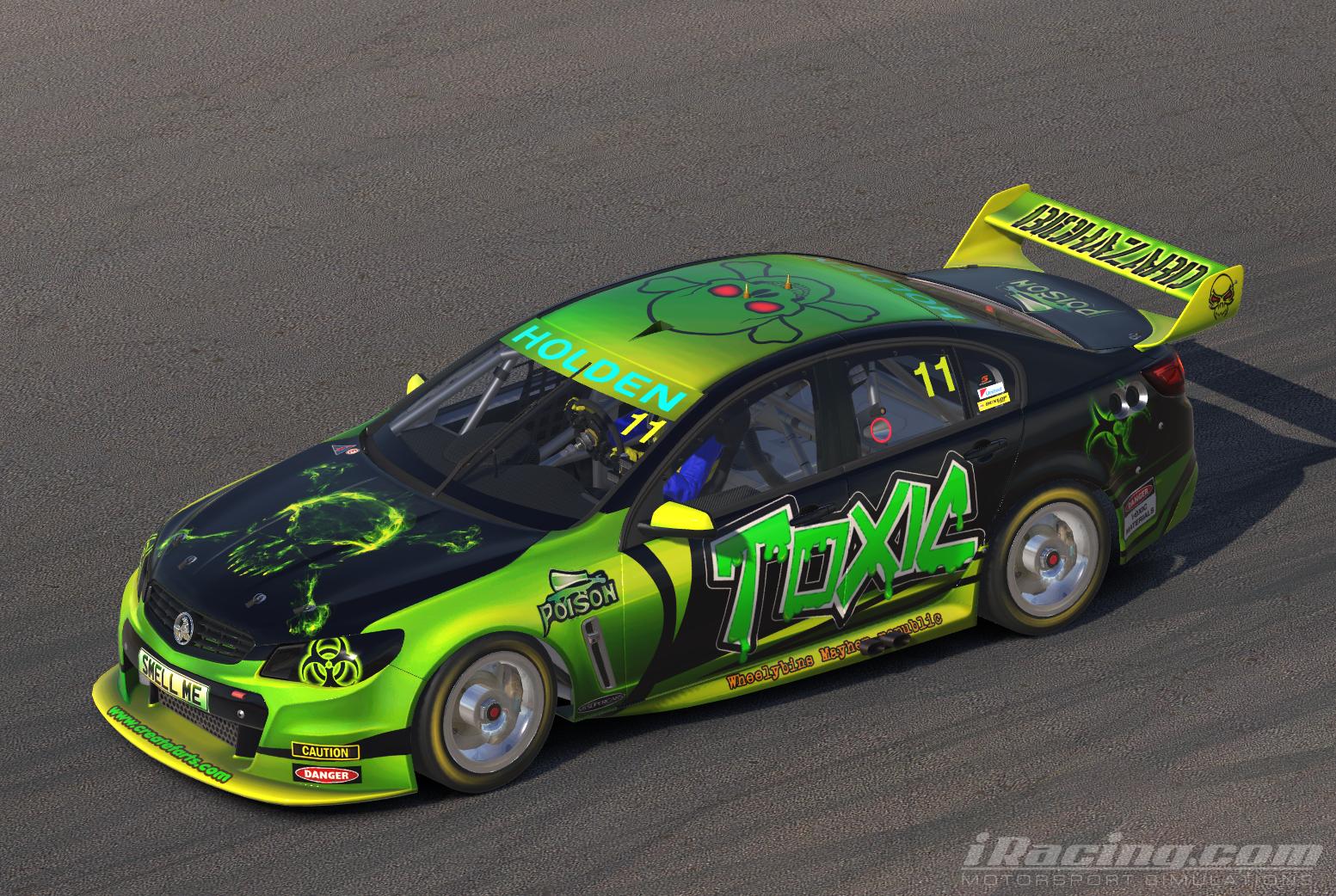 Holden Commodore VF V8 Supercar - Fantasy "Toxic" theme by Ian Holt ...