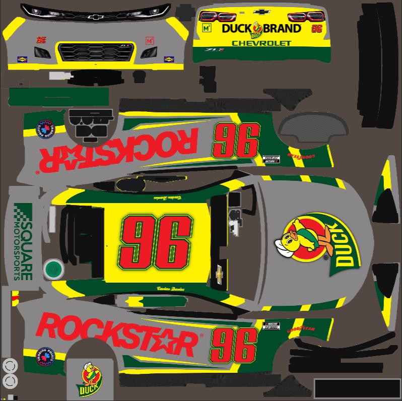Custom #96 Square/Duck Tape Next Gen Chevy by Caolan D. - Trading Paints