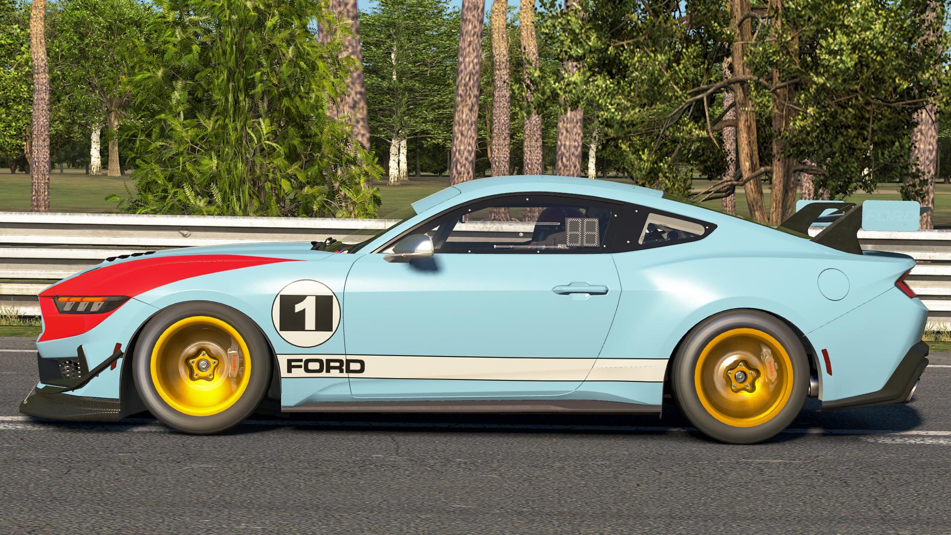 Ford GT40 Mk II Ford Mustang GT4 by Jasper De Jong - Trading Paints