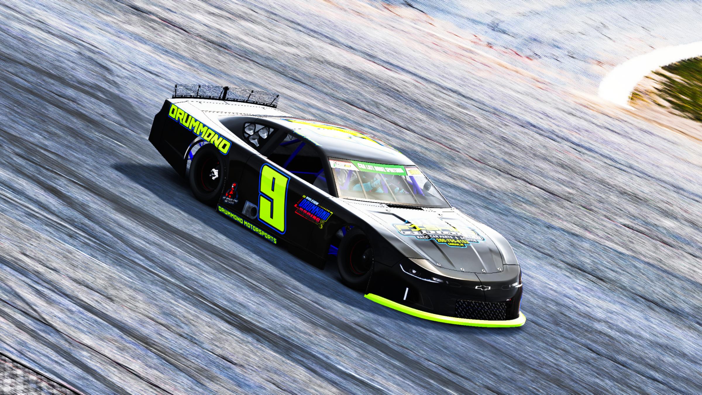 Robbie Drummond #9 Late Model 2025 by Winston Deel - Trading Paints