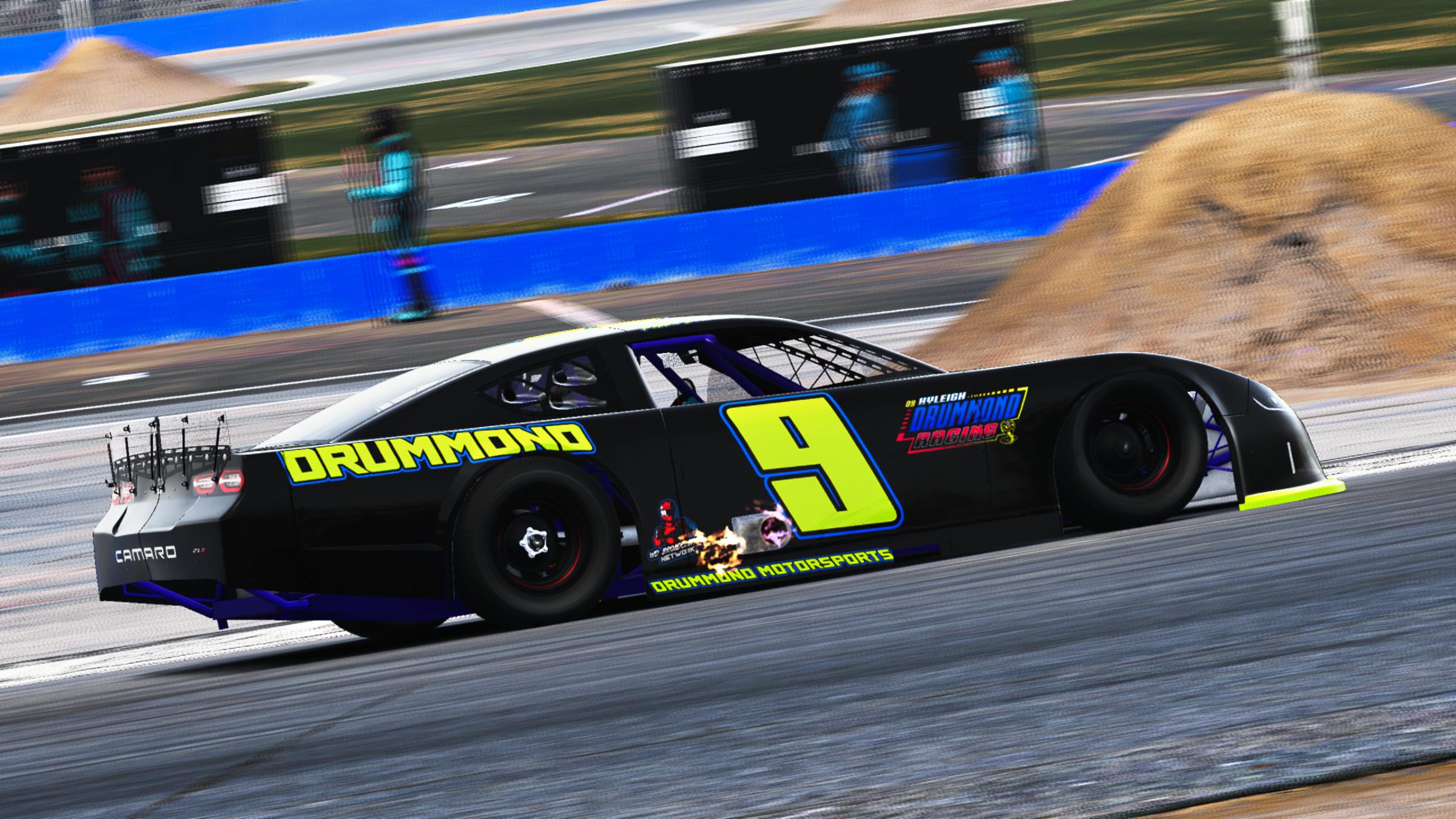 Robbie Drummond #9 Late Model 2025 by Winston Deel - Trading Paints