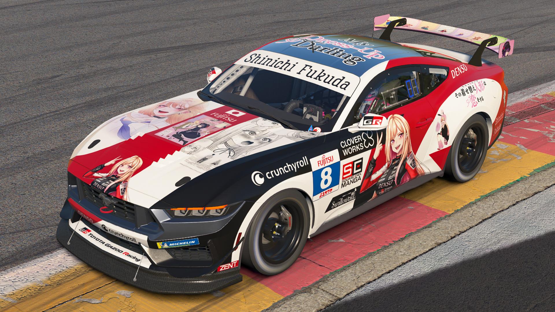 Marin Kitagawa GR Ford Mustang GT4 by Jasper De Jong - Trading Paints