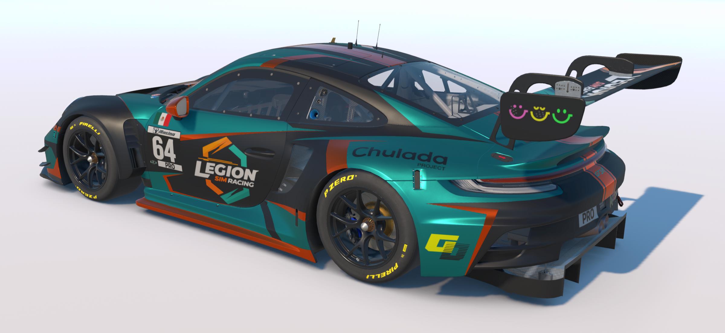 Legion Sim Racing Porsche Gt3 by Gabriel Trejo C. - Trading Paints
