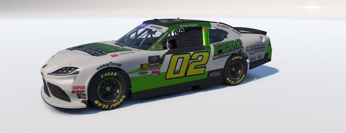 FBM Motorsports - Xfinity Toyota Supra - Custom #02 by Nicholas ...