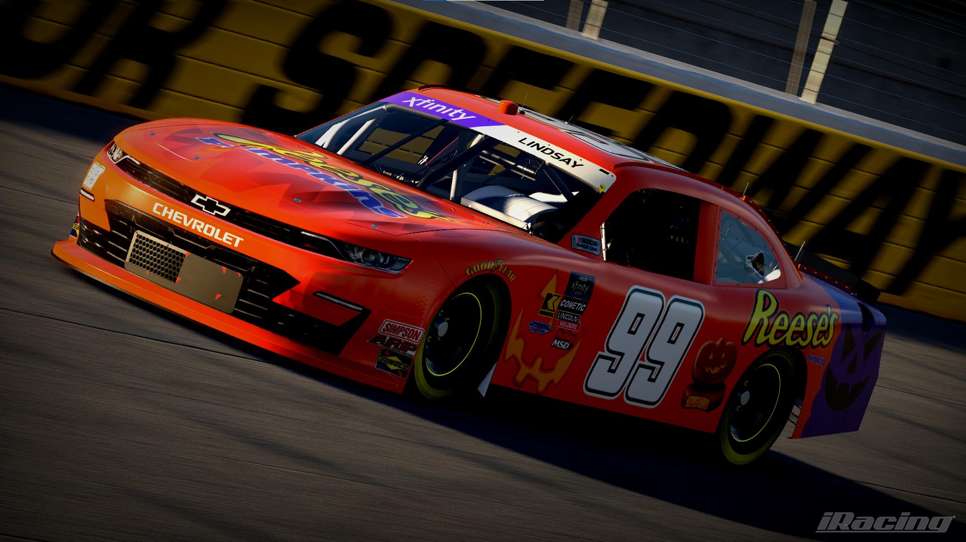 CJ Erdman Nascar Iracing Xfinity Series Reeses Pumpkin (sim stamped) by ...