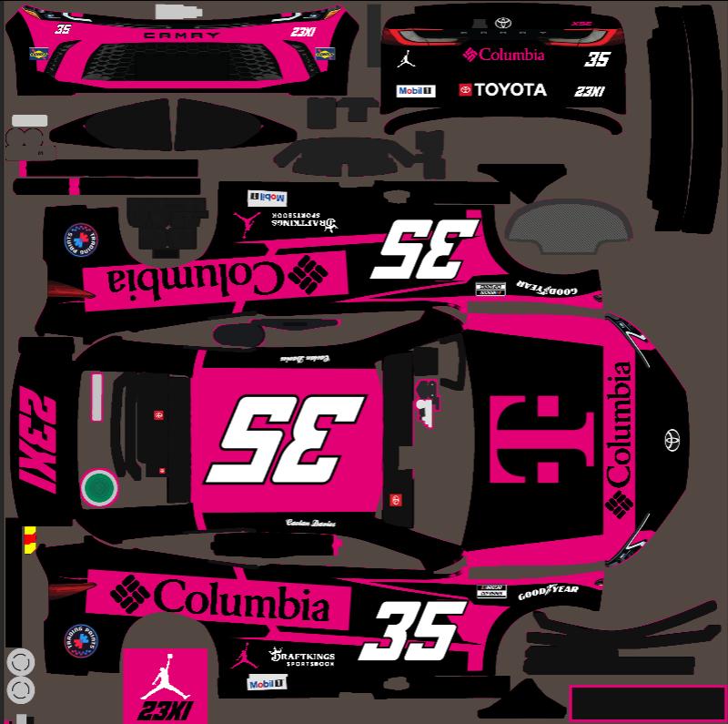 Fantasy 23XI T-Mobile #35 Next Gen Toyota by Caolan D. - Trading Paints