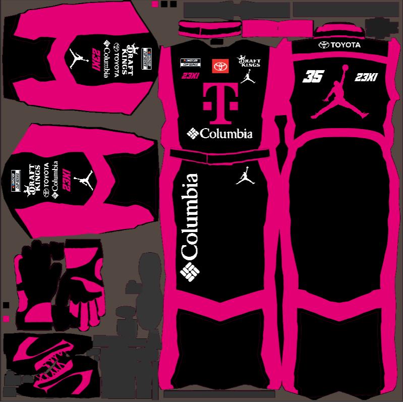 Fantasy 23XI T-Mobile #35 Suit by Caolan D. - Trading Paints