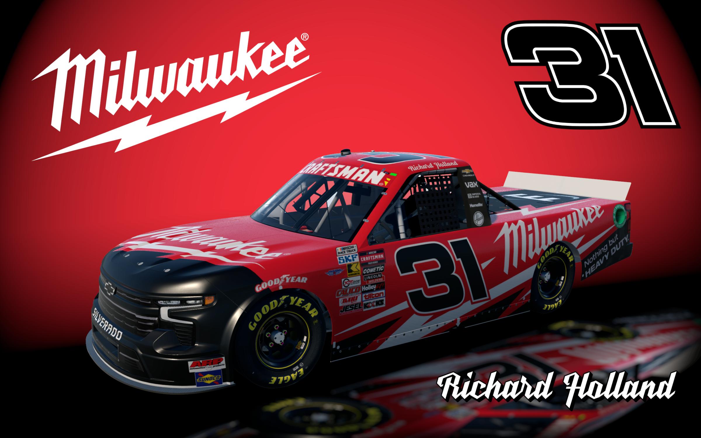Richard Holland 2025 Milwaukee Silverado by Nathaniel O. - Trading Paints