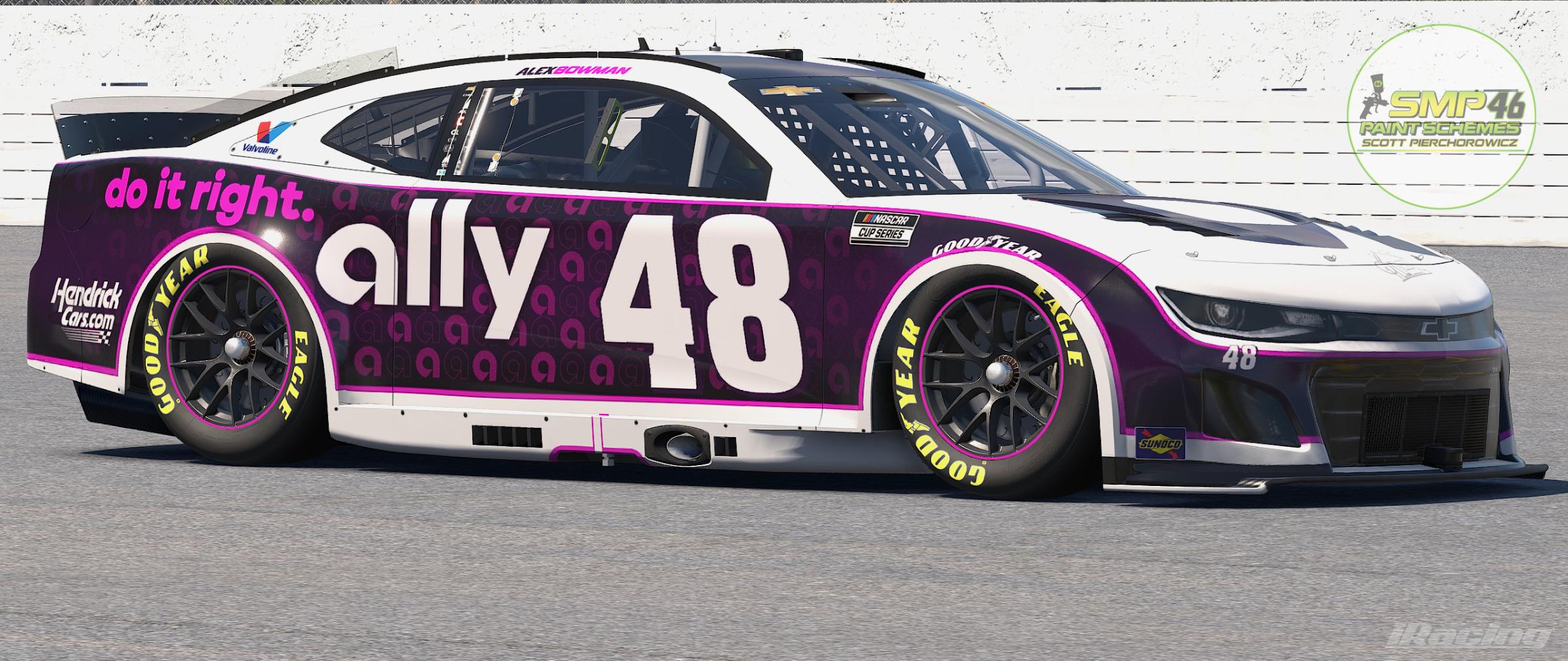 Alex Bowman "R" ALLY by Scott Pierchorowicz - Trading Paints