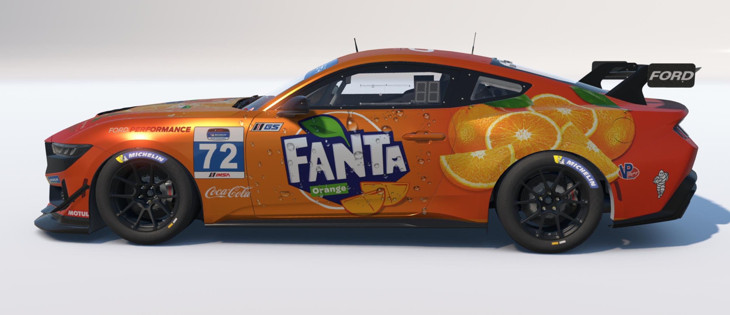 Ford Mustang GT4 Fanta Metallic by Greg Barton - Trading Paints