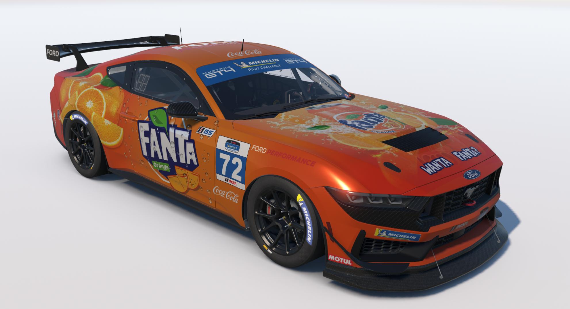 Ford Mustang GT4 Fanta Metallic by Greg Barton - Trading Paints