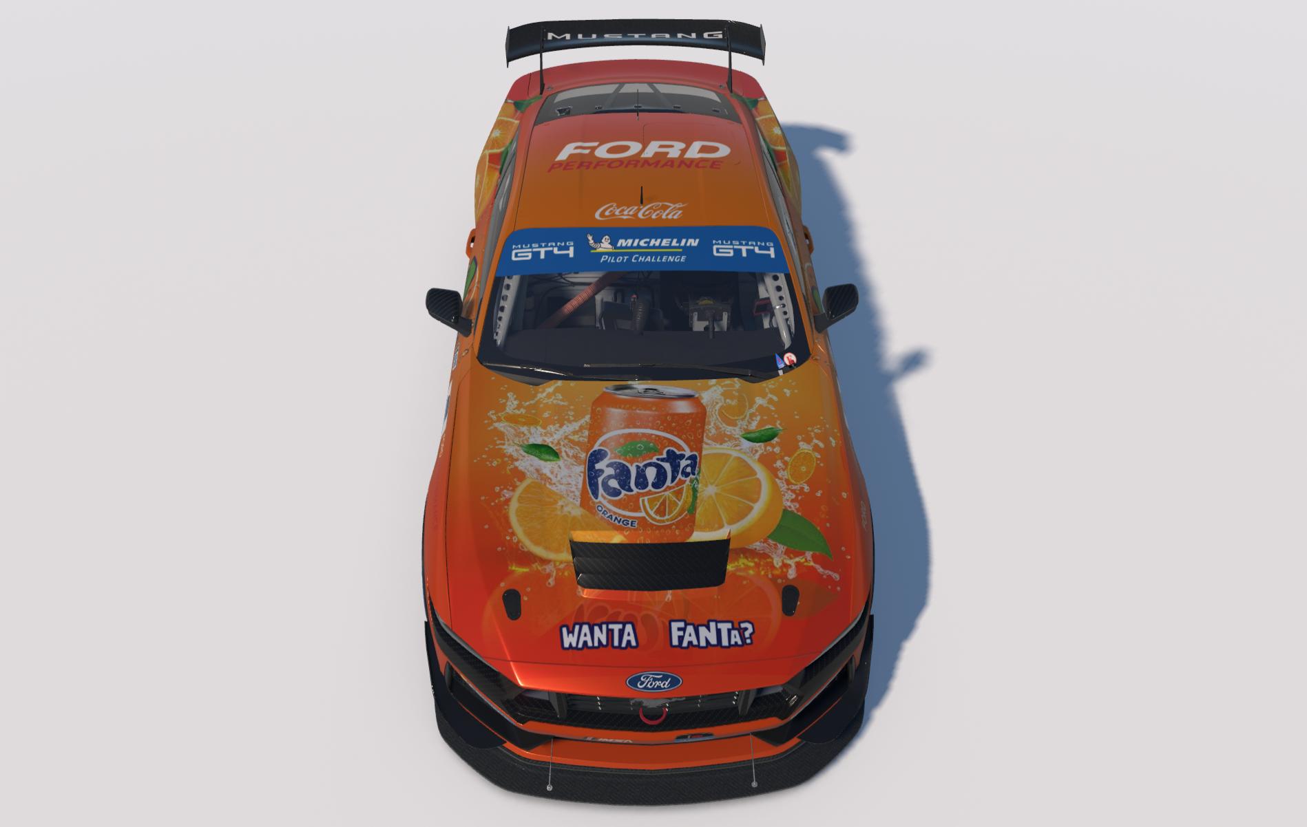 Ford Mustang GT4 Fanta Metallic by Greg Barton - Trading Paints