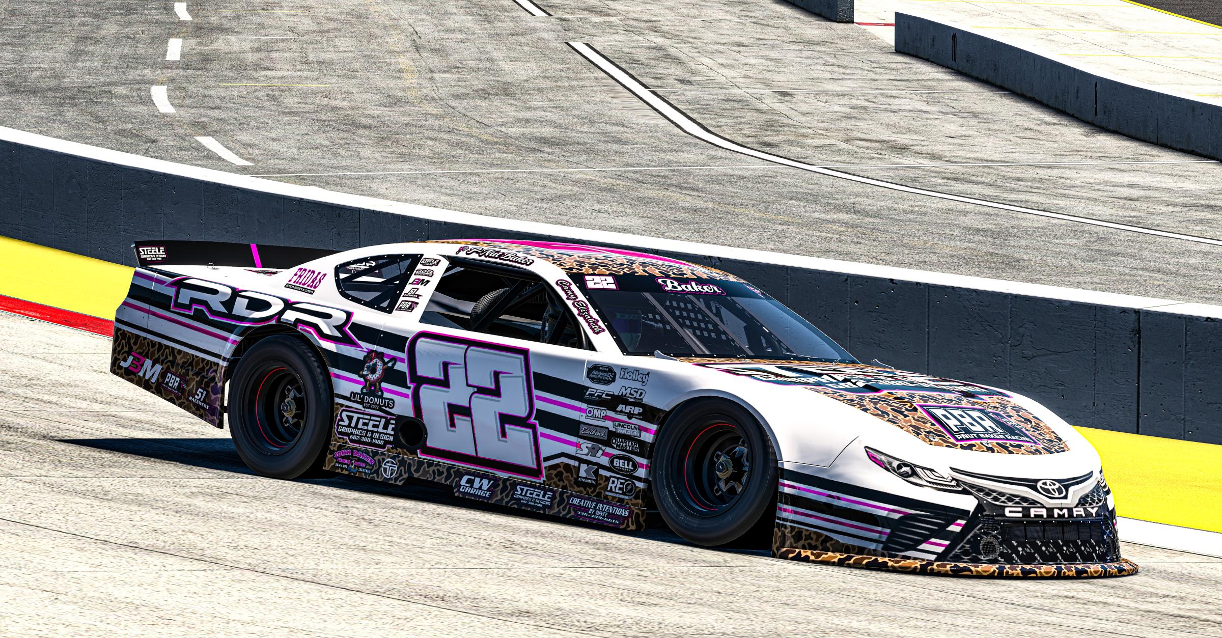 Adam Baker-#22 by Michael J. Steele - Trading Paints