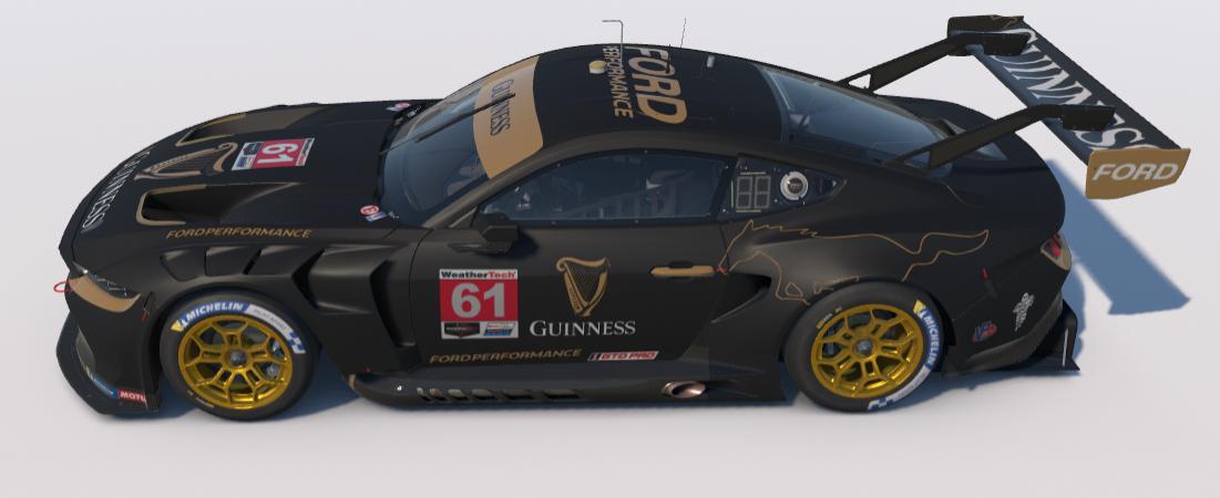 Ford Mustang GT3 Guinness by Marcellus Breuning - Trading Paints