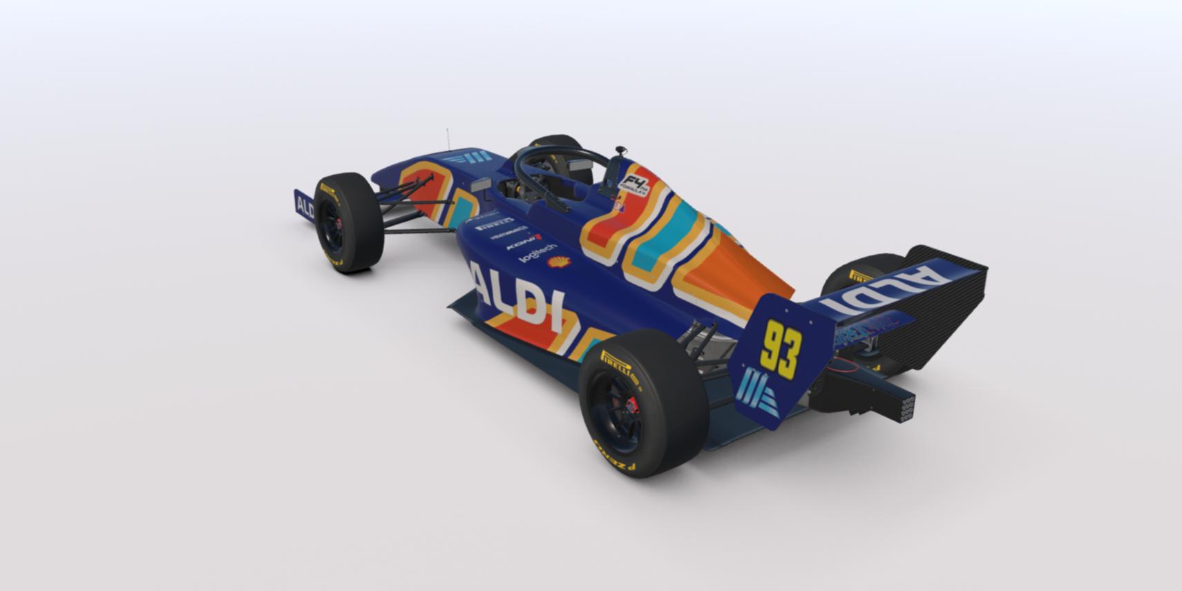 Aldi livery for F4 by Clyde Simmons - Trading Paints