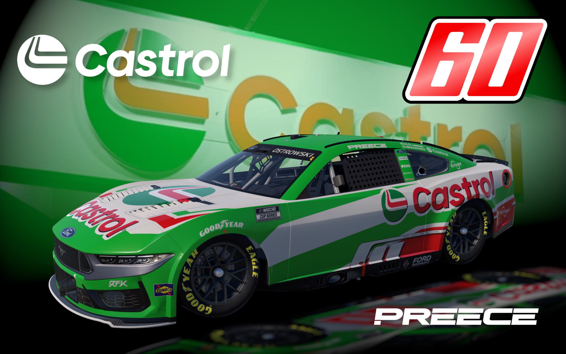 NO# Ryan Preece 2025 Castrol Ford Mustang by Nathaniel O. - Trading Paints