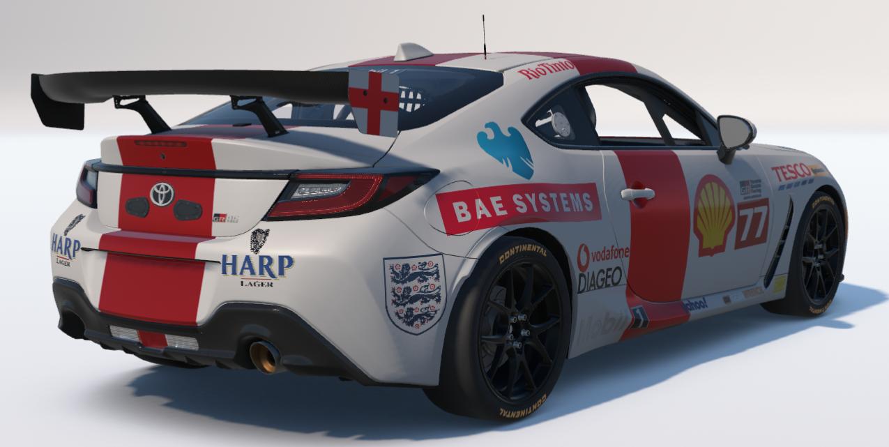 England Toyota GR86 by Ronald Lawson2 - Trading Paints