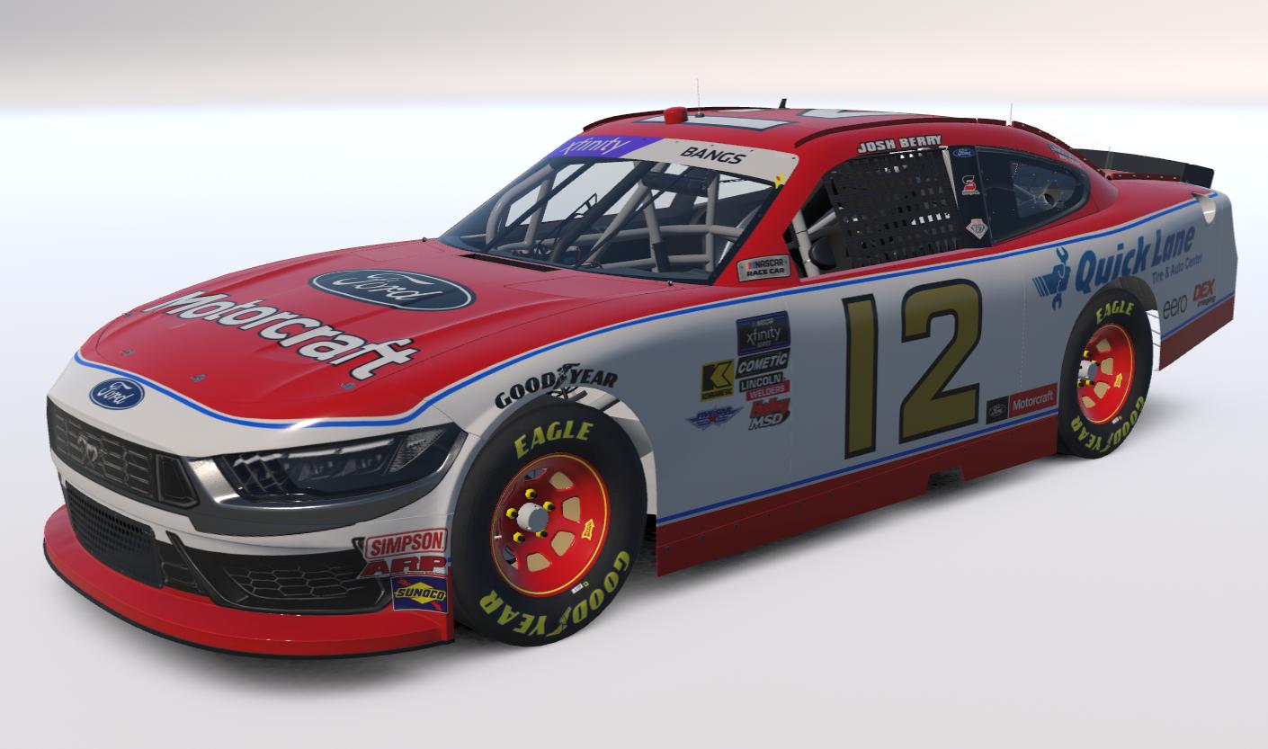 Josh Berry Fictional 2025 Ford Motorcraft Ford Mustang (No Number) by ...