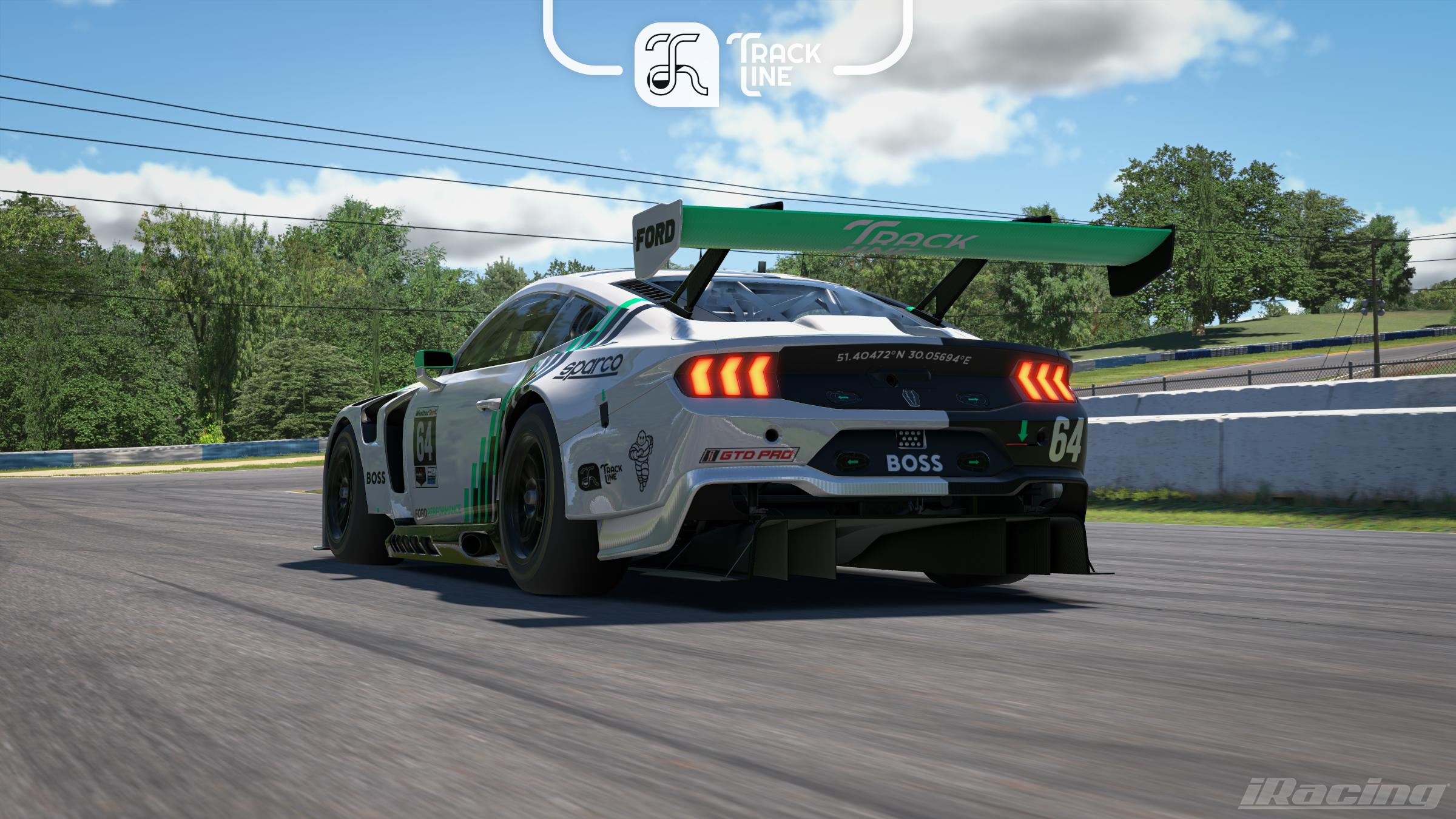 Ford Mustang GT3 Ghost by Tommy S. - Trading Paints