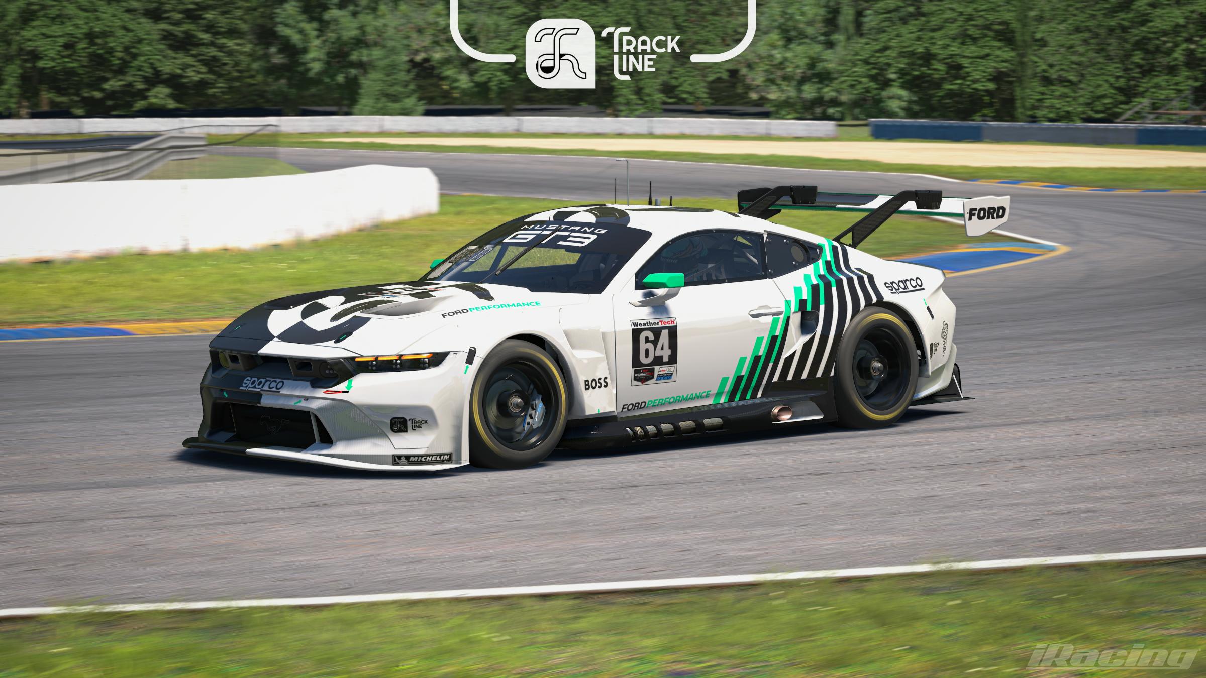 Ford Mustang GT3 Ghost by Tommy S. - Trading Paints