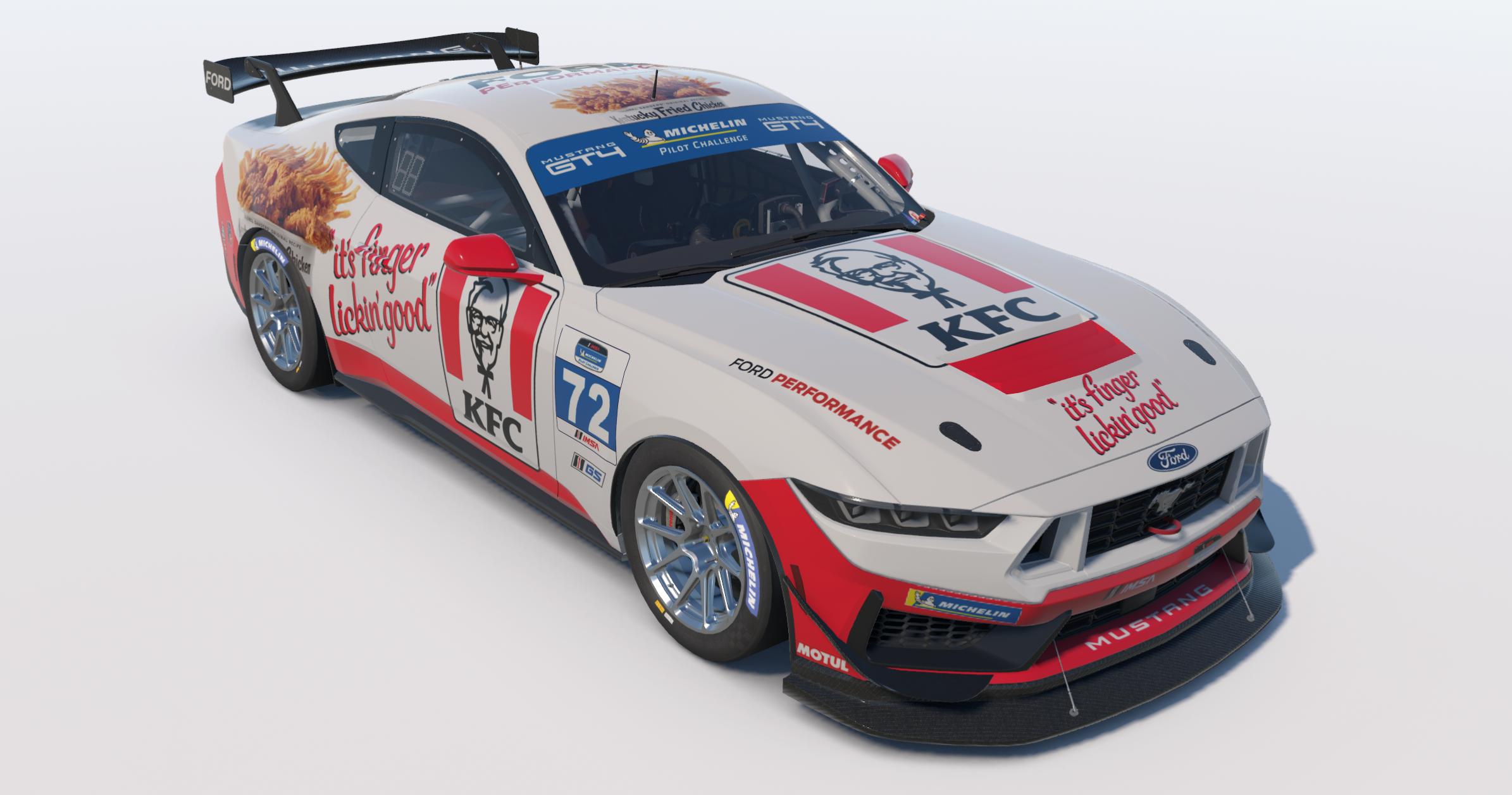 Ford Mustang GT4 KFC by Greg Barton - Trading Paints