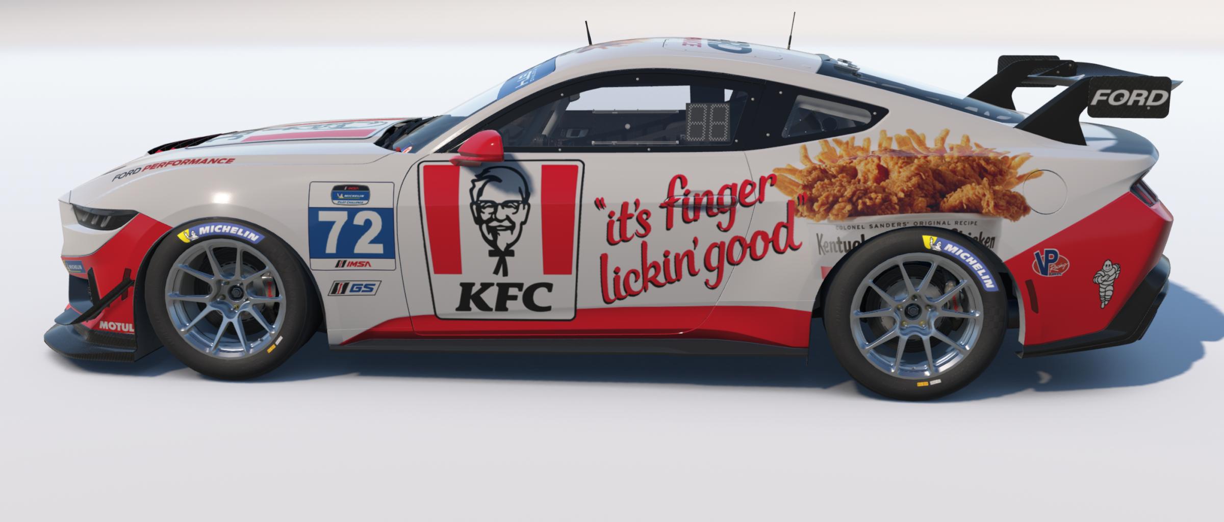 Ford Mustang GT4 KFC by Greg Barton - Trading Paints