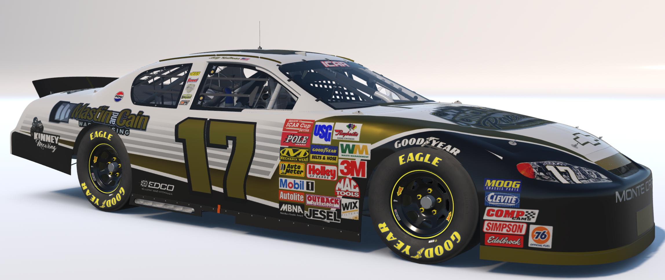Billy VanMeters #17 ICAR Gen 4 Monte Carlo Super Speedway Scheme by ...