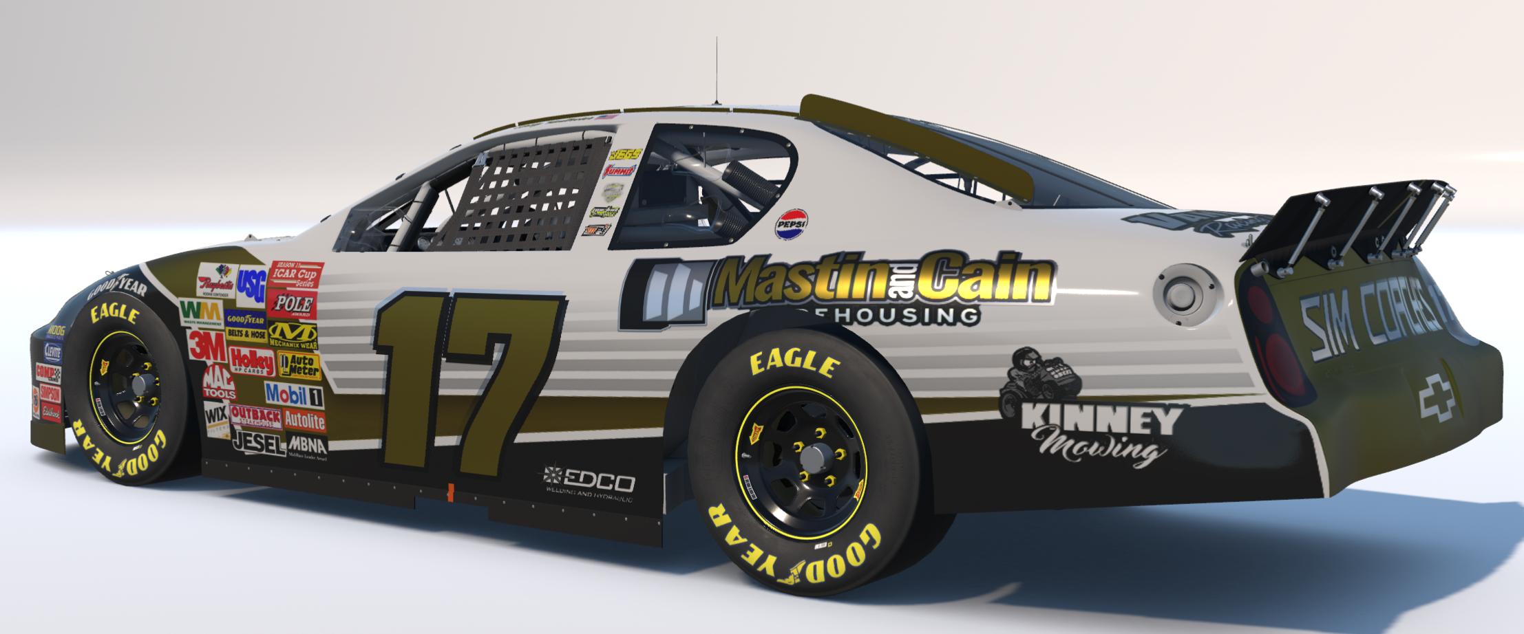 Billy VanMeters #17 ICAR Gen 4 Monte Carlo Super Speedway Scheme by ...