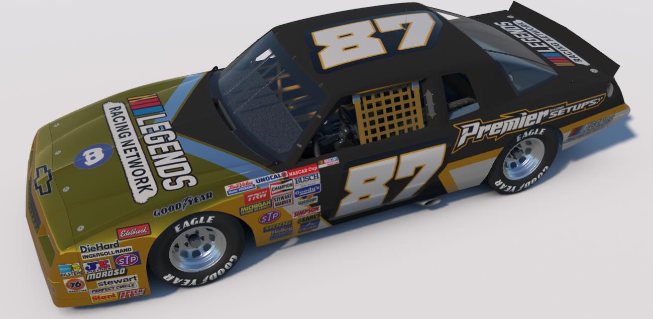 NASCAR Legends Network Custom Number by Zachary K. - Trading Paints
