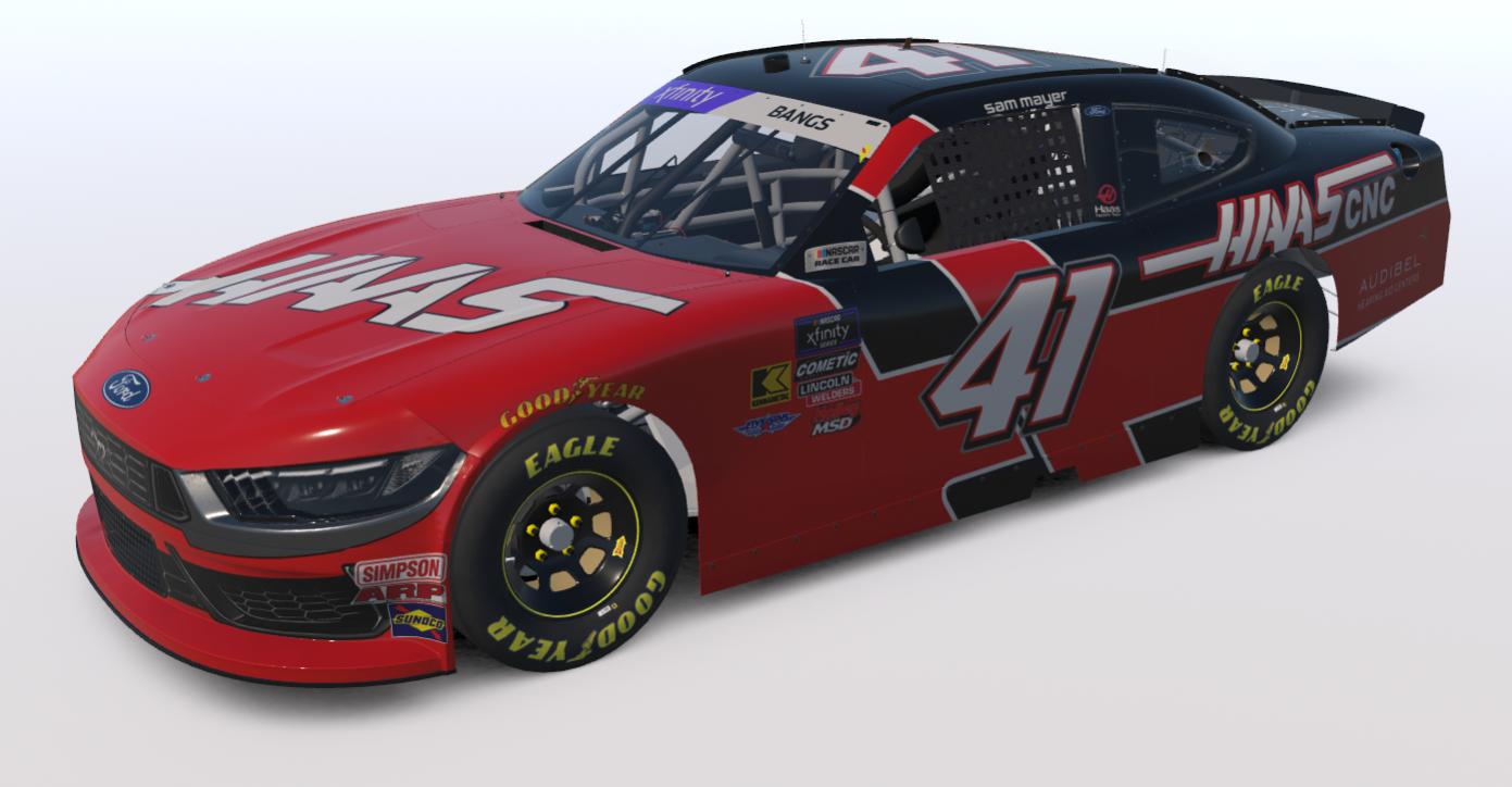 Sam Mayer Fictional 2025 HAAS CNC XFinity Ford Mustang (No Number) by ...