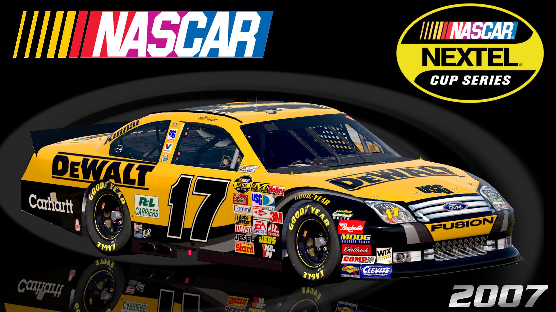 #17 Matt Kenseth 2007 Dewalt Ford Fusion COT by Christian Budd ...