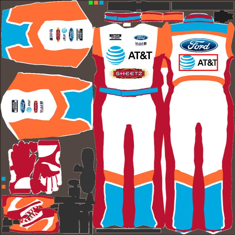 AT&T - Sheetz Nascar Suit by Caolan D. - Trading Paints