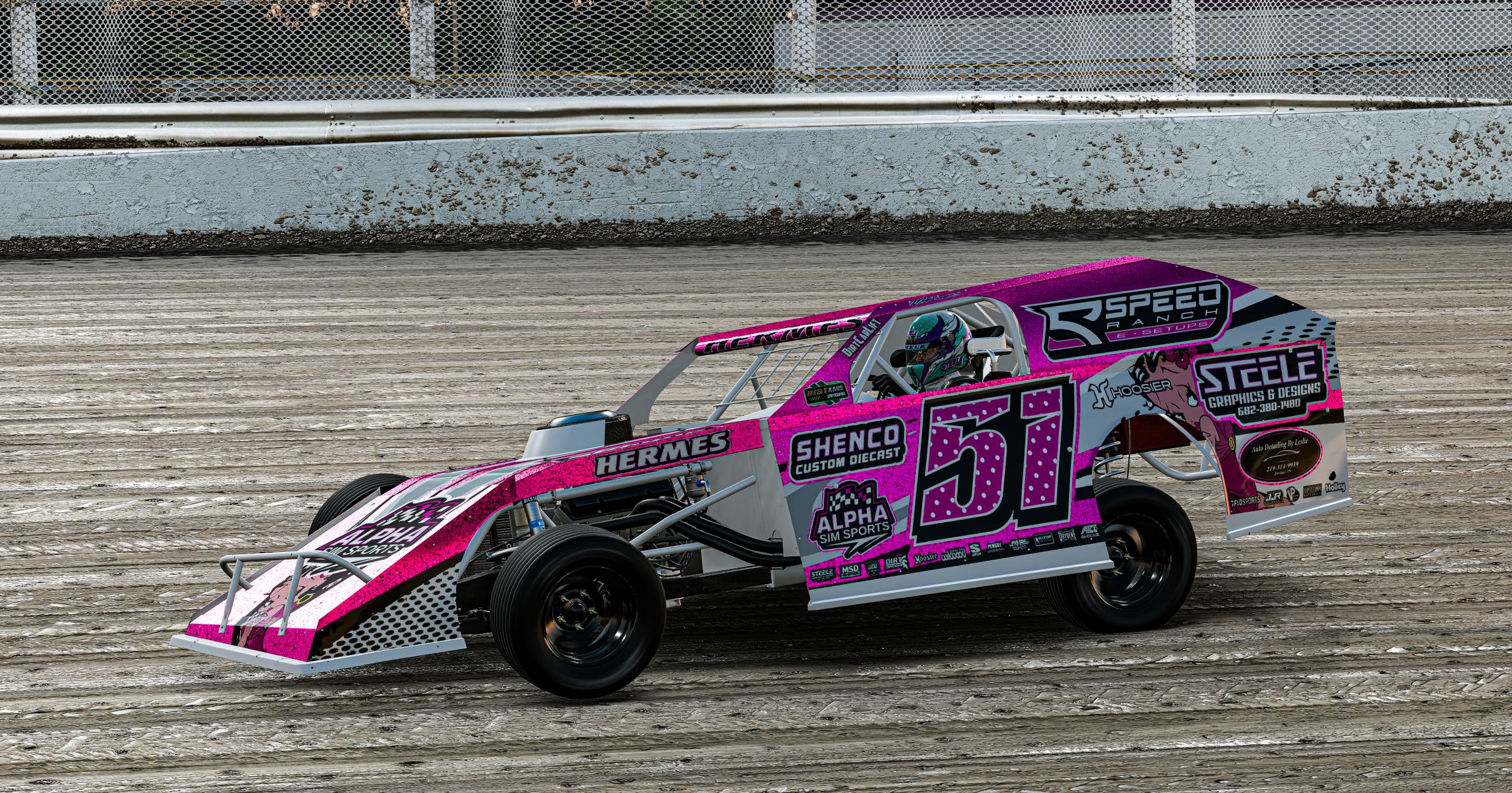 Mike Hermes-#51 by Michael J. Steele - Trading Paints
