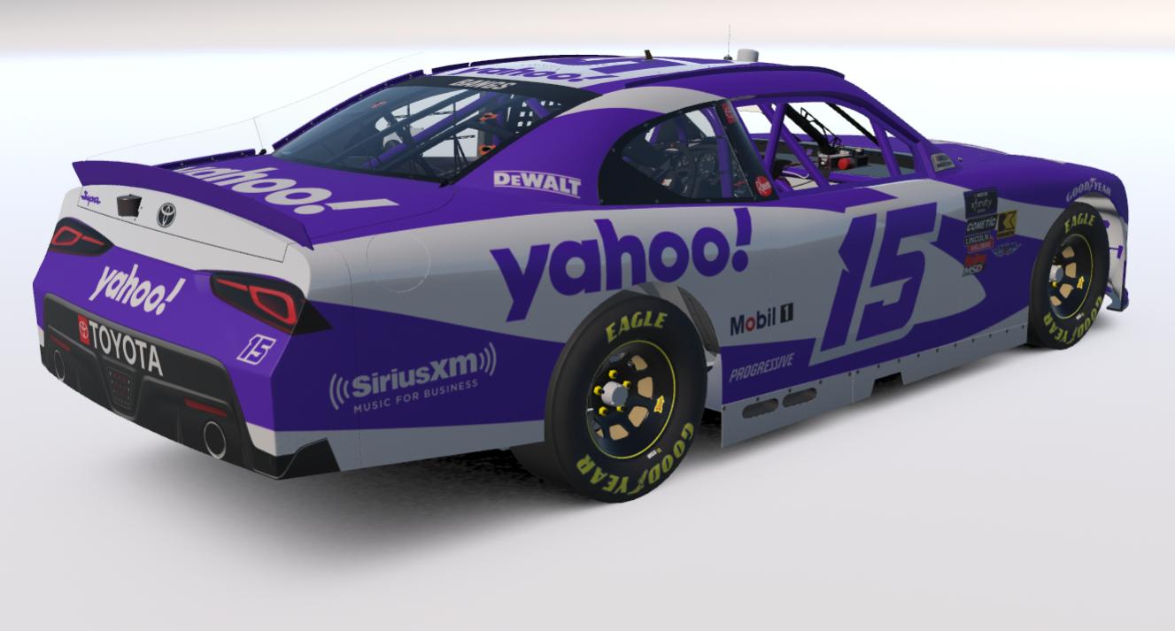 Yahoo! Xfinity Toyota Supra (Custom Number) by Will Bangs - Trading Paints
