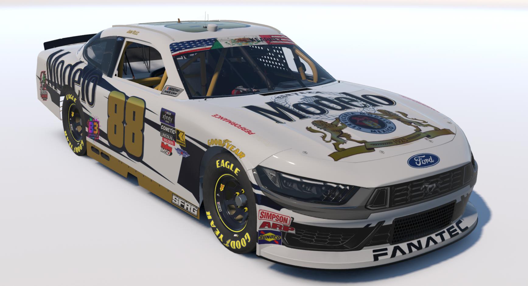 Velez Race Garage Modelo XFINITY Mustang by Bryan K. - Trading Paints