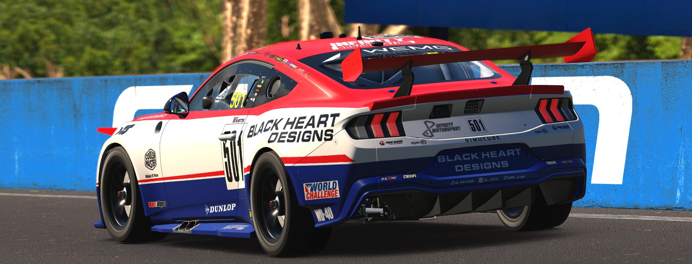 #501 Black Heart Designs NISSAN Retro by Hamish Munro - Trading Paints