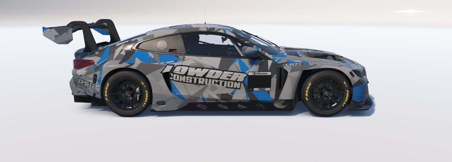 Official LRTE BMW M4 GT3 EVO Winter by Rylan Lowder - Trading Paints